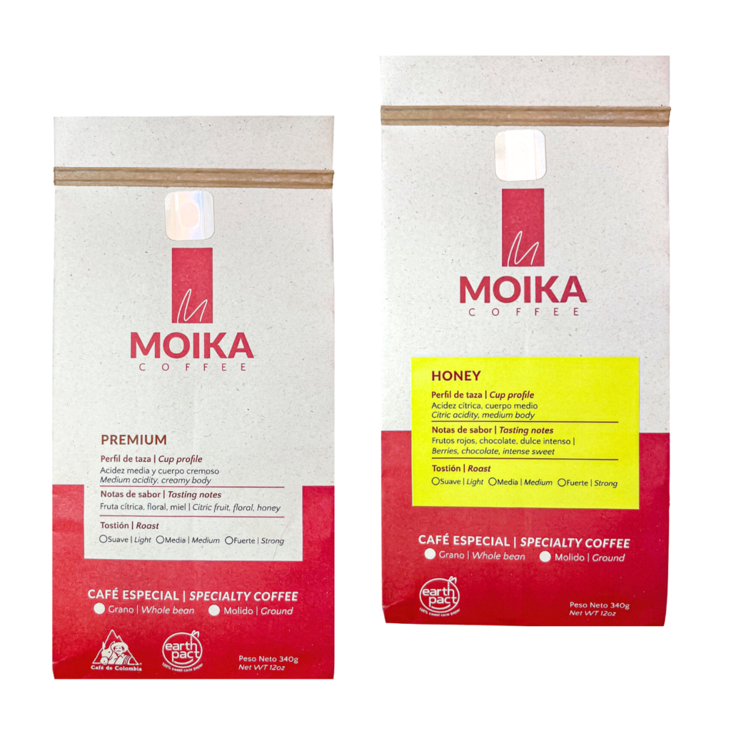 Kit Basic: Premium 340g + Honey 340g - MOIKA | Colombian Specialty Coffee